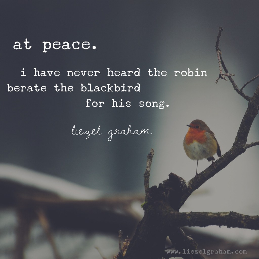 at peace. – liezel graham